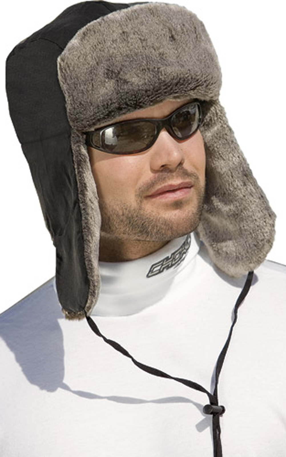 Choko Nylon/Fun Fur Trapper Hat